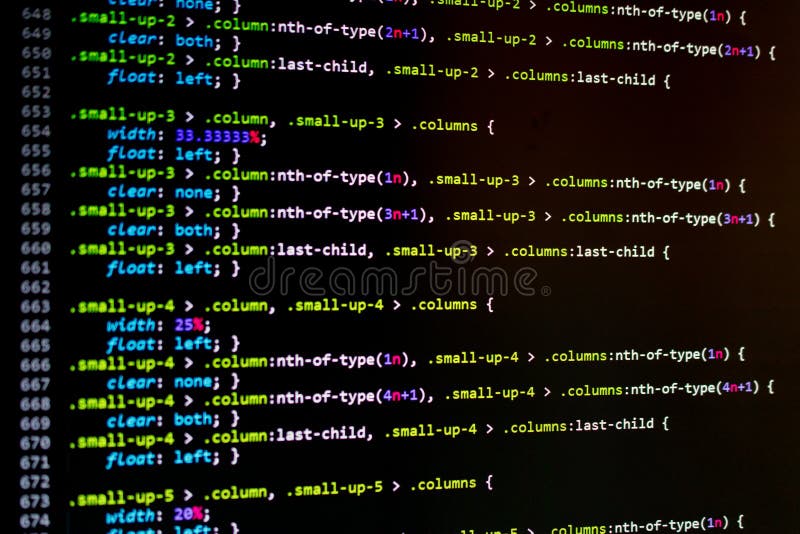 Programming code stock photo. Image of futuristic, modern - 148037712