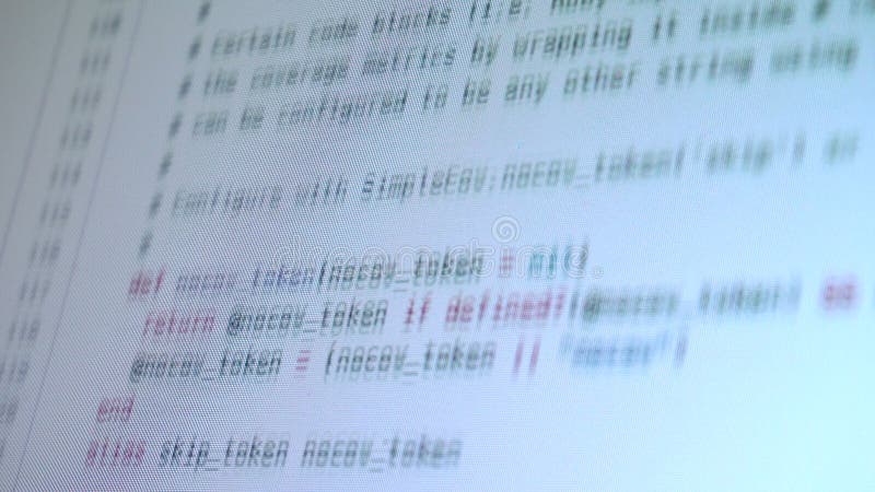 Programming Code Running Down A Computer Screen Terminal Stock Footage Video Of Binary Code 6321
