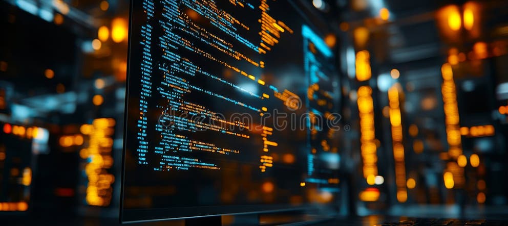 Programming Code on Screen Displayed on Computer Monitor within Secure Software Development ...