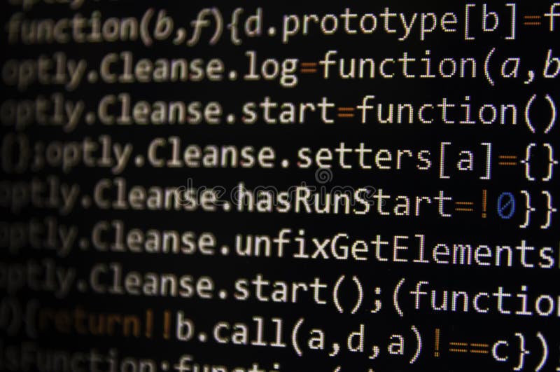 Programming Code Screen Of Software Developer Computer Stock Image Image Of Java Binary 1368