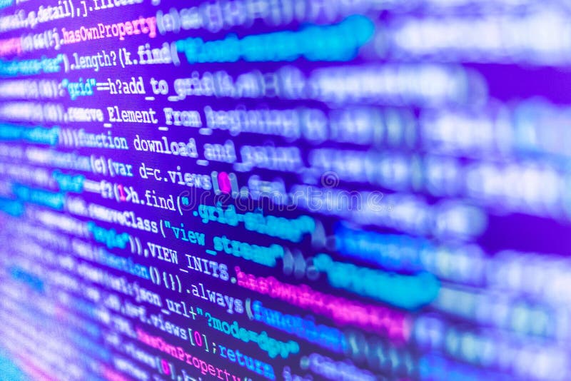 Programming Code Typing Writing Programming Functions On Laptop Abstract It Technology