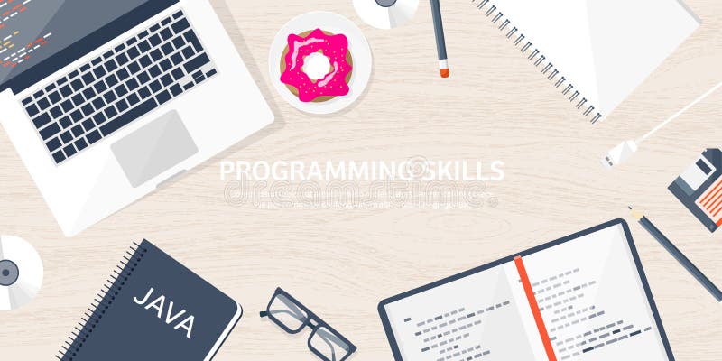 Programming And Coding Flat Computing Background Code Hardwaresoftware Web Development