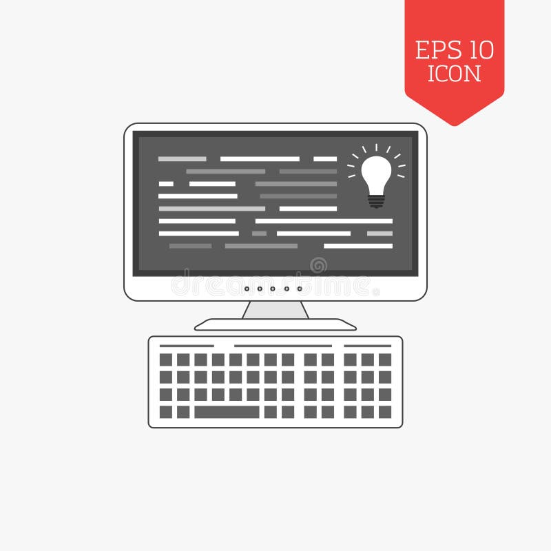 Keyboard Icon. Manual Input Concept. Hand Mouse Cursor Clicks The ...