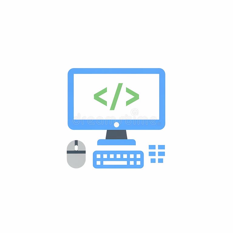 Programming and Coding Icon Stock Illustration - Illustration of code, online: 392652996