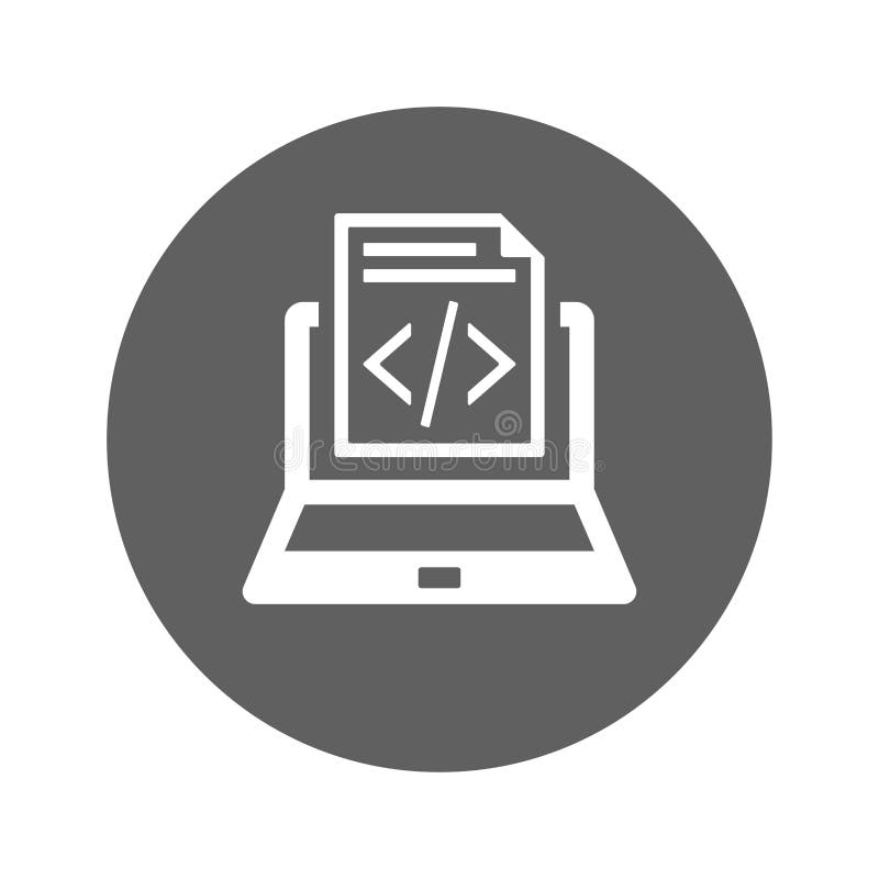 Programming, coding icon stock illustration. Illustration of creative - 267080213