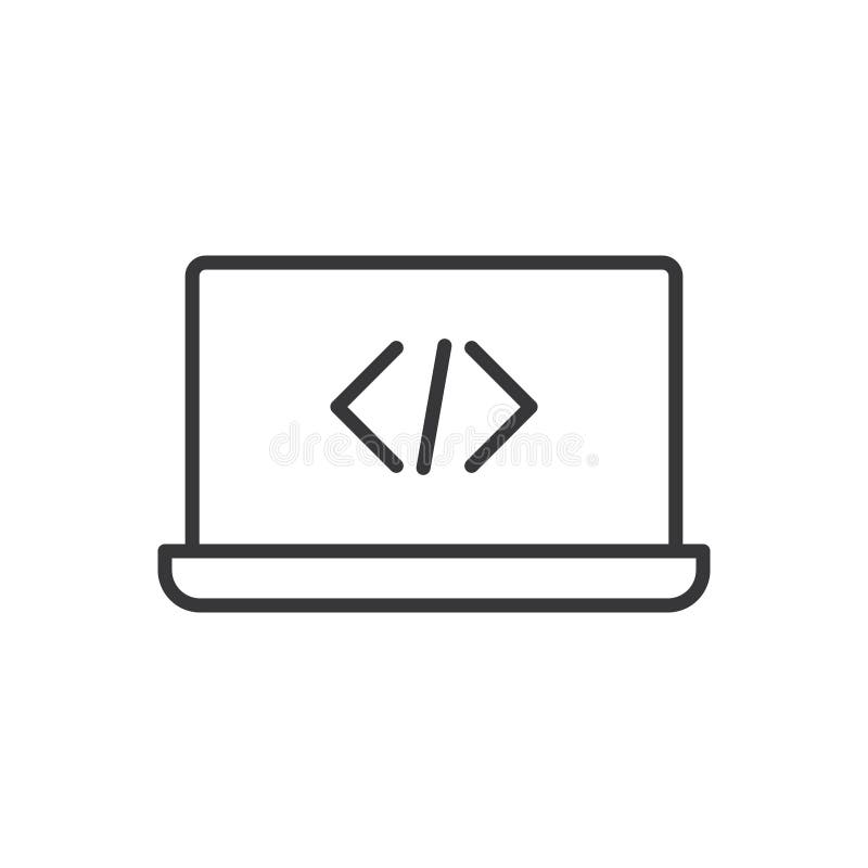 Coding Icon Laptop Stock Illustrations – 13,497 Coding Icon Laptop ...