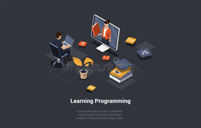 Programming And Coding Learning Concept Software Coding Testing Debugging Mobile Apps