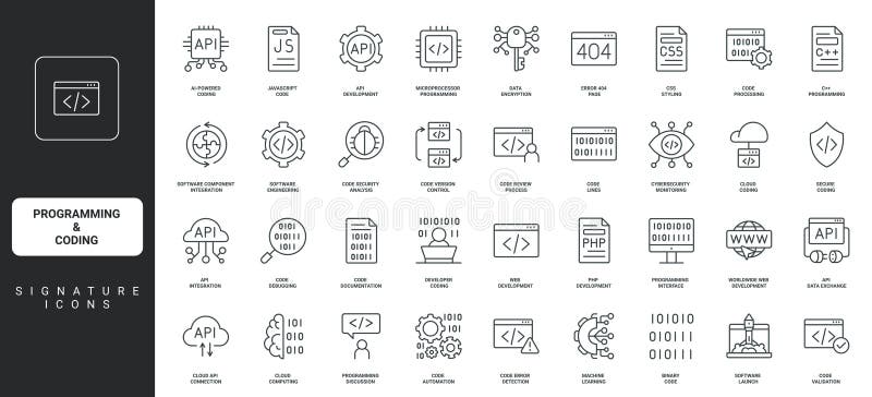 Programming Coding Set Stock Illustrations – 16,253 Programming Coding Set Stock Illustrations ...