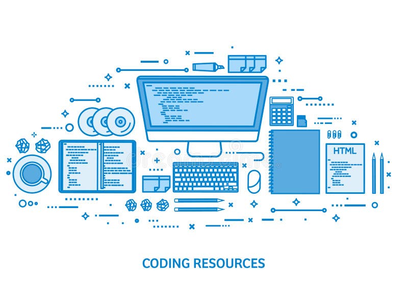 Programming Coding And Seo Web Development Search Engine Optimization Code Hardware And