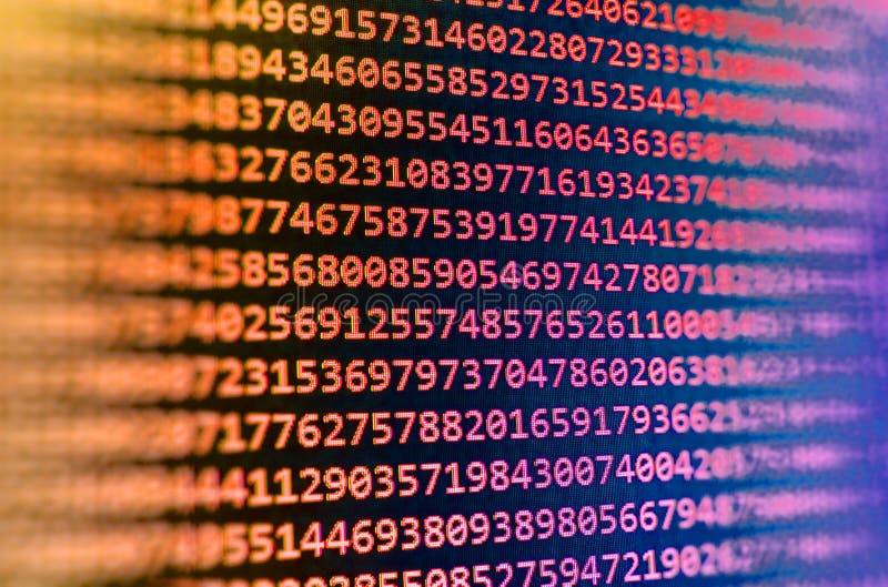 Programming Coding Source Code Screen Stock Image Image Of Blue