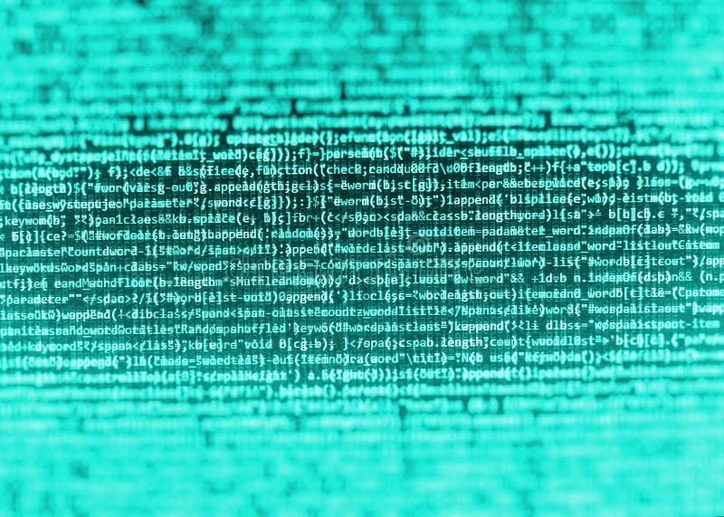 Programming Coding Source Code Screen Stock Image Image Of Develop Blue 52169167 5359