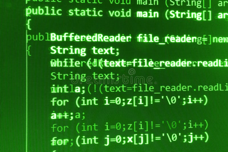 Programming Coding Source Code Screen Stock Image Image Of Creative Element 47515427