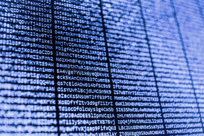 Programming Coding Source Code Screen. Stock Image - Image of display, generated: 53524715