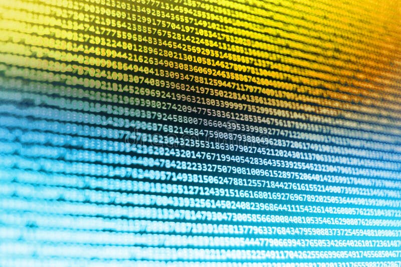 Programming Coding Source Code Screen Stock Illustration Illustration Of Binary Design 53840021