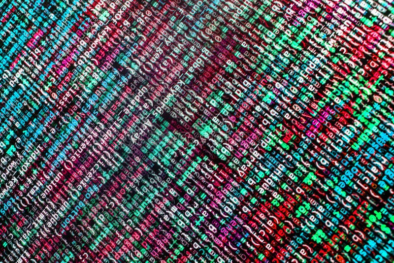 Programming Coding Source Code Screen Stock Illustration 9862