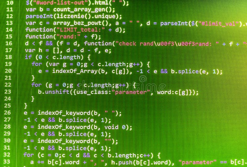 Coding Programming Source Code Screen Stock Illustrations 5133 Coding Programming Source Code