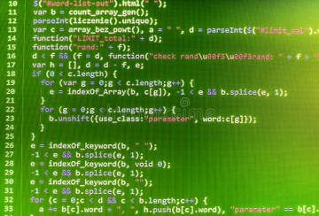 Programming Coding Source Code Screen Stock Illustrations – 6,081 ...