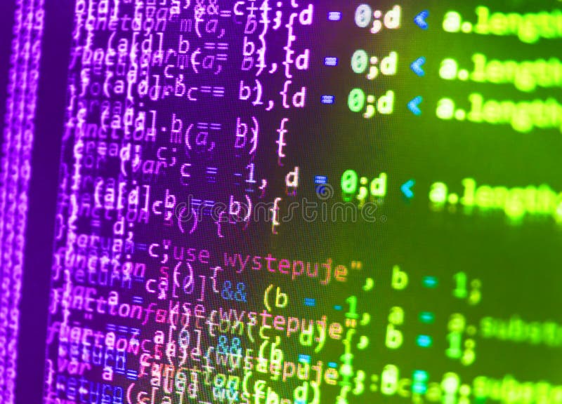 Programming Coding Source Code Screen Stock Image Image Of Display Homepage 55340181 8764