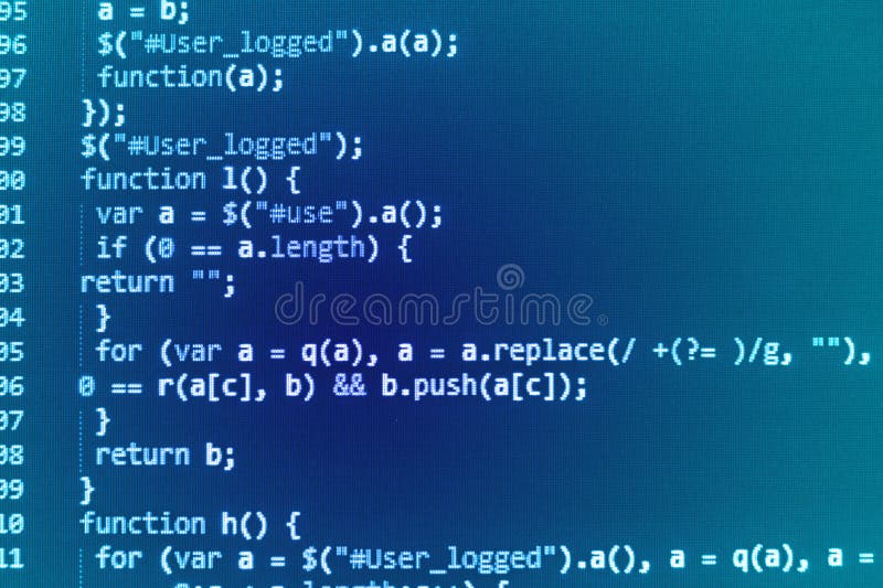 Programming Coding Source Code Screen Stock Image Image Of Coding Code 55340239