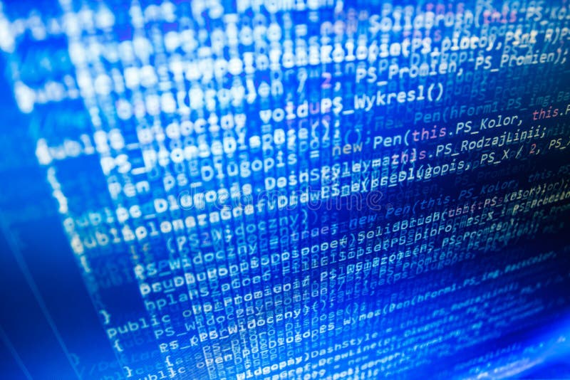 Programming Coding Source Code Screen Stock Image Image Of Concept Application 55910515