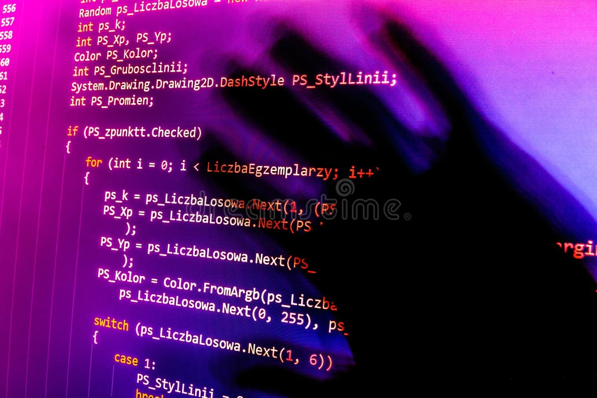 Programming Coding Source Code Screen Stock Illustrations – 4,980 ...