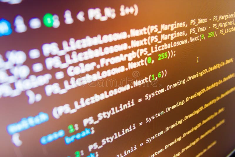 Programming Coding Source Code Screen Stock Image Image Of Algorithm Design 55911025