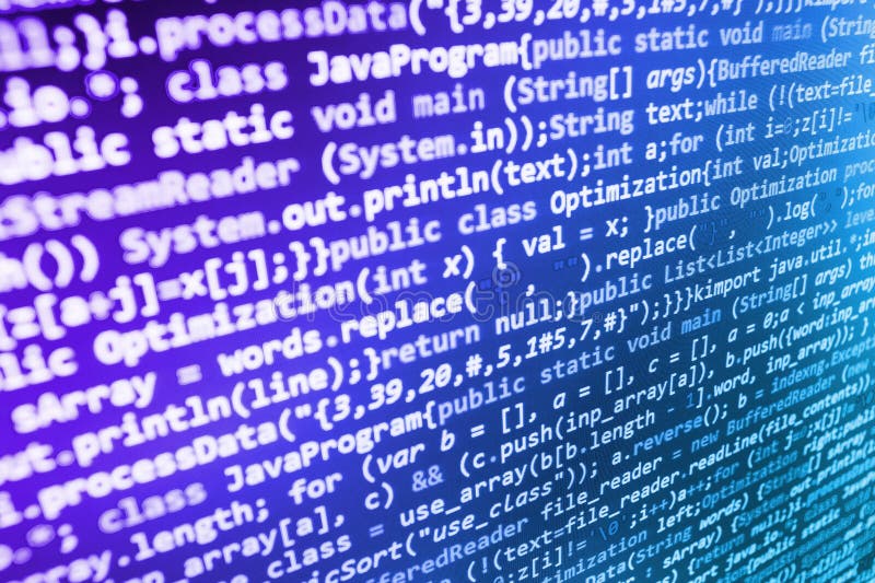 Programming Coding Source Code Screen Stock Image Image Of Bits 5274