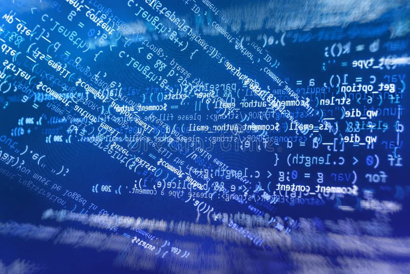 Programming Coding Source Code Screen Stock Illustration Illustration Of Background Develop