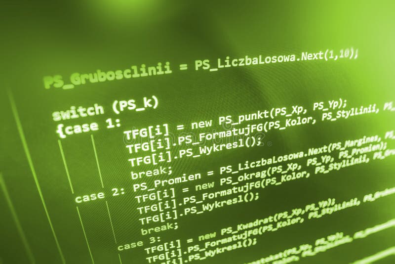 Programming Coding Source Code Screen Stock Image Image Of Design Concept 59646447