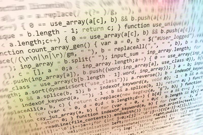 Programming Coding Source Code Screen Stock Image Image Of Communication Electronics 59646537 3267