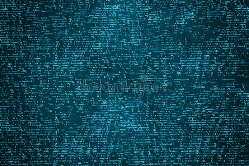 Programming Coding Source Code Screen Stock Illustration Illustration Of Binary Command