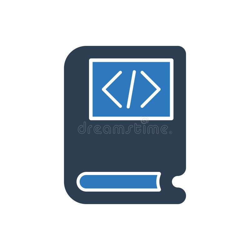 Programming Coding Study Icon Stock Vector - Illustration of learning ...