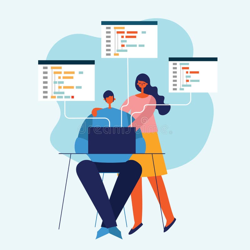 Programming and Coding, Website Development, Web Design.Flat Design ... Programming and Coding, Website Development, Web Design.Flat Design ...