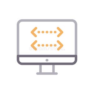 Programming Color Line Icon Stock Vector Illustration Of Learning 