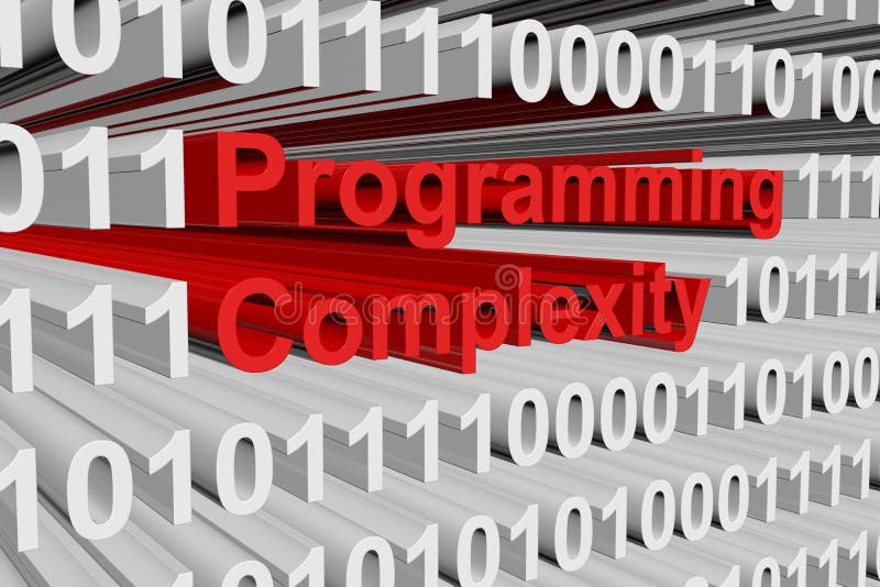 Programming complexity stock illustration. Illustration of software ...