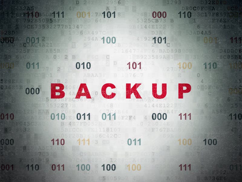 Binary Backup stock illustration. Illustration of computer - 50049731