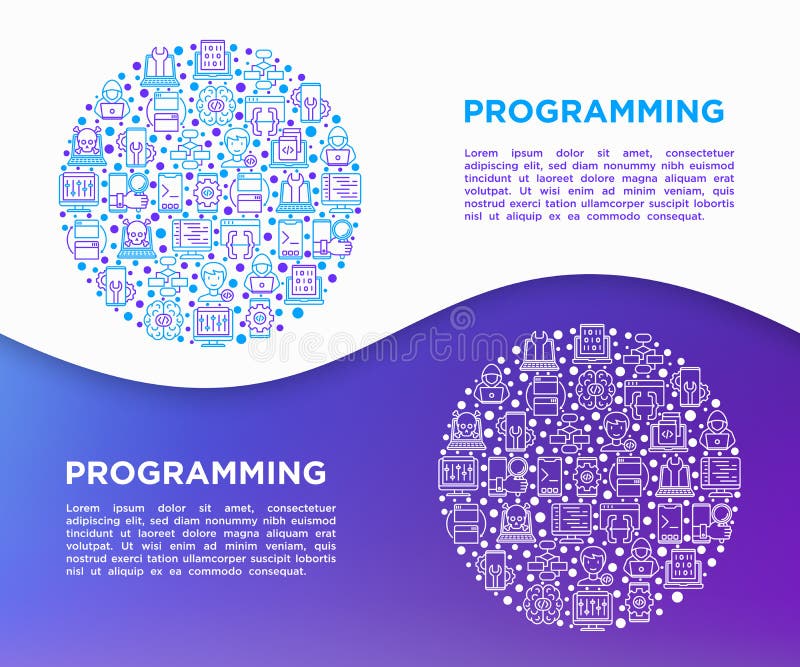 Programming Line Icons Circle Stock Illustrations – 342 Programming Line Icons Circle Stock ...