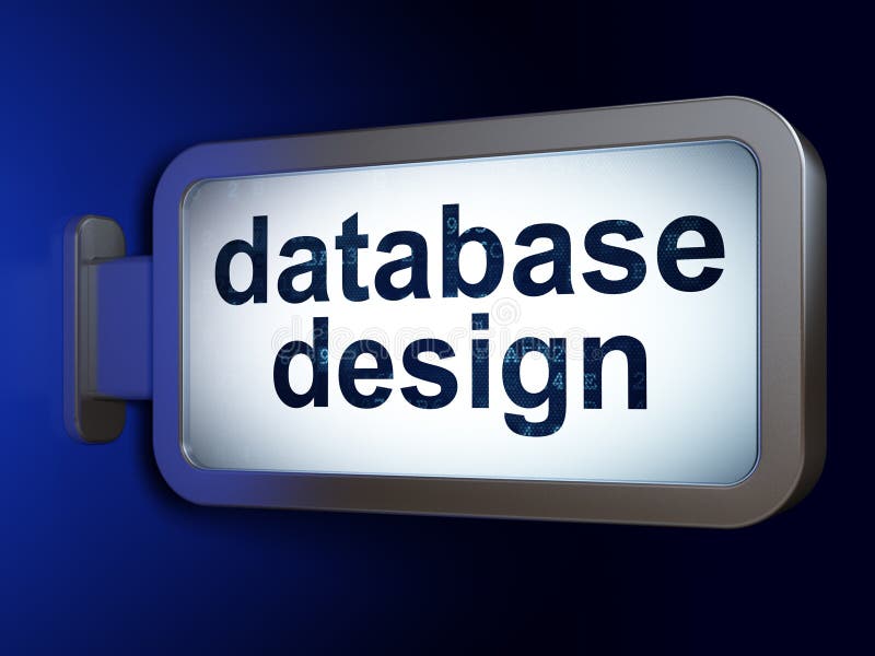 Database design stock illustration. Illustration of knowledge - 12358012