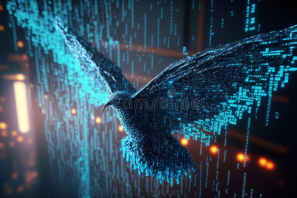 The Programming Concept of the Future. a Bird of Software Code. the ...