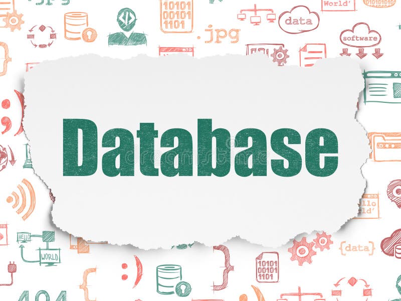 Programming Concept Database Torn Paper Background Stock Illustrations – 42 Programming Concept ...