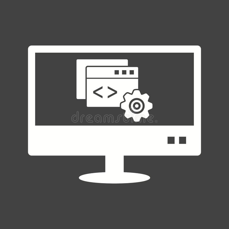 Programming Configuration Stock Vector Illustration Of Linux 80364568