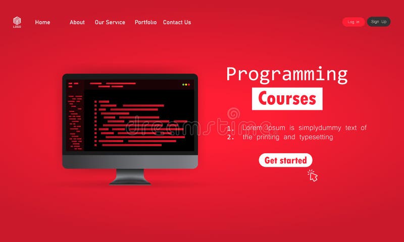 Learn To Code Flutter Mobile Ui Framework On Laptop Screen Programming Language Code