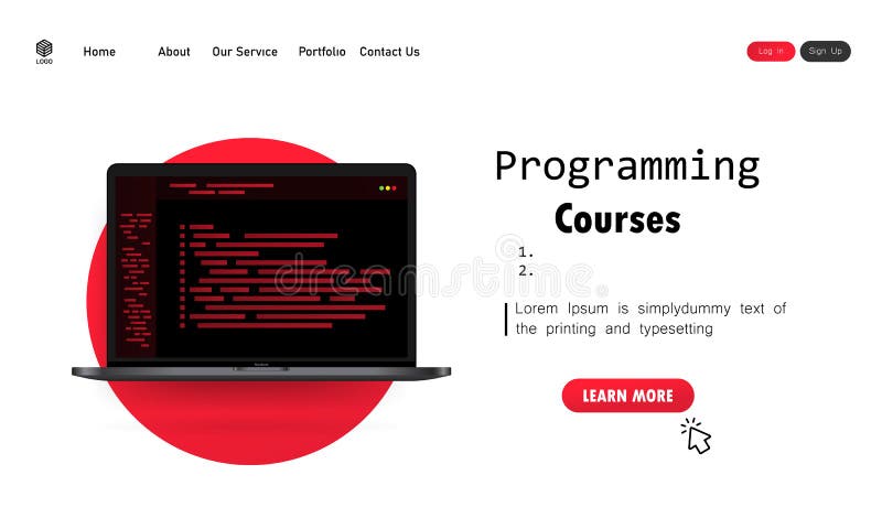 Learn To Code Laravel Php Framework Programming Language On Computer Screen Programming