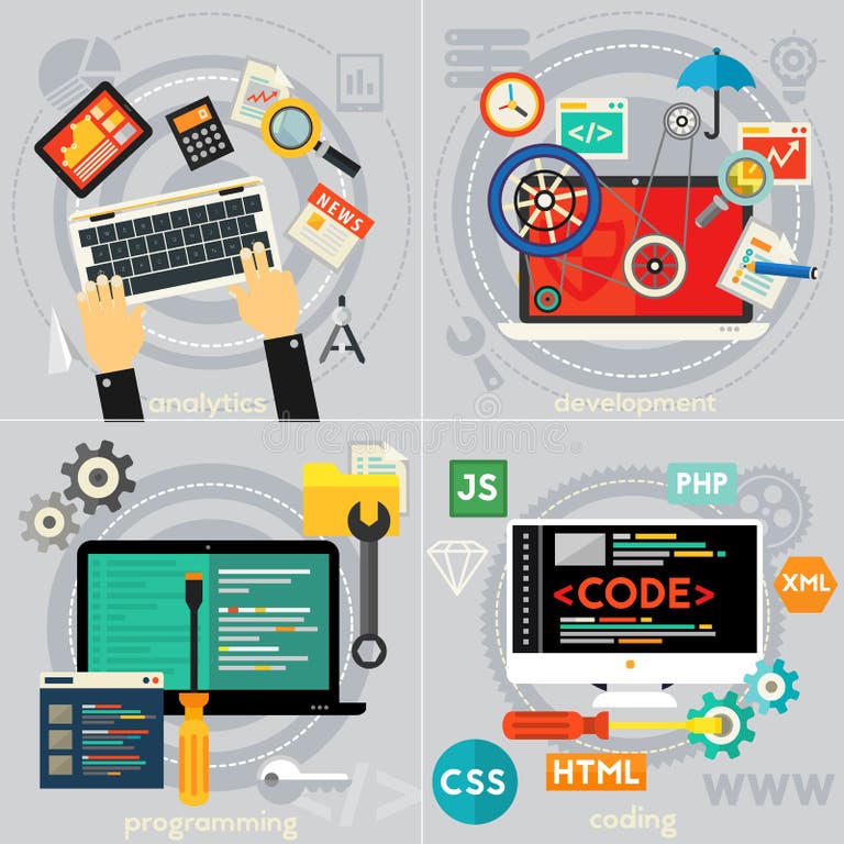Programming Banners Stock Illustrations – 1,311 Programming Banners ...