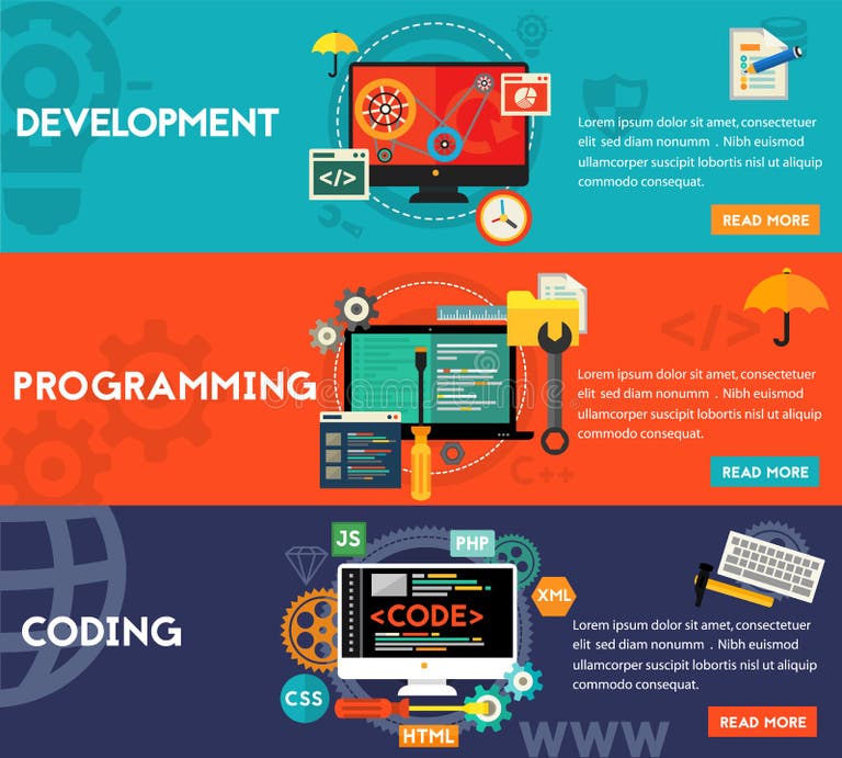 Programming Banners Stock Illustrations – 1,311 Programming Banners Stock Illustrations, Vectors ...