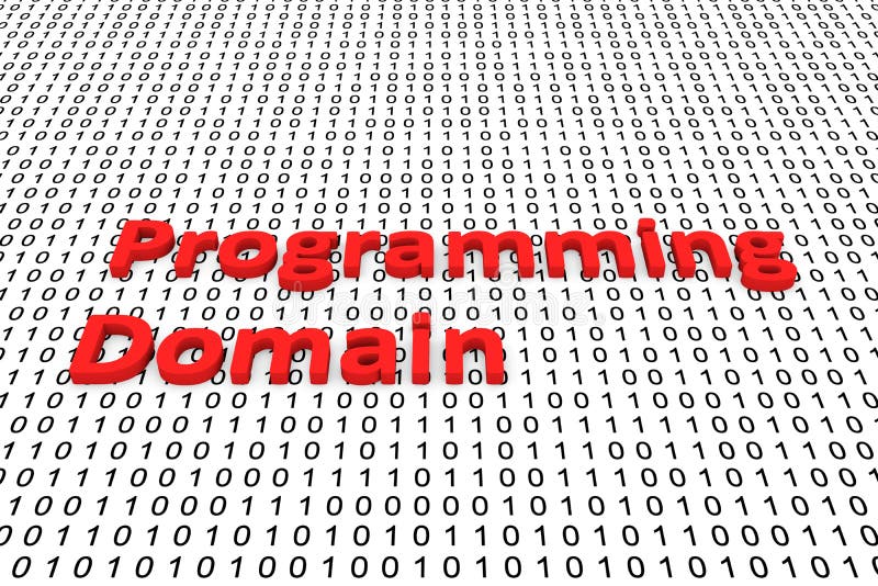 Programming domain stock illustration. Illustration of data - 94250124