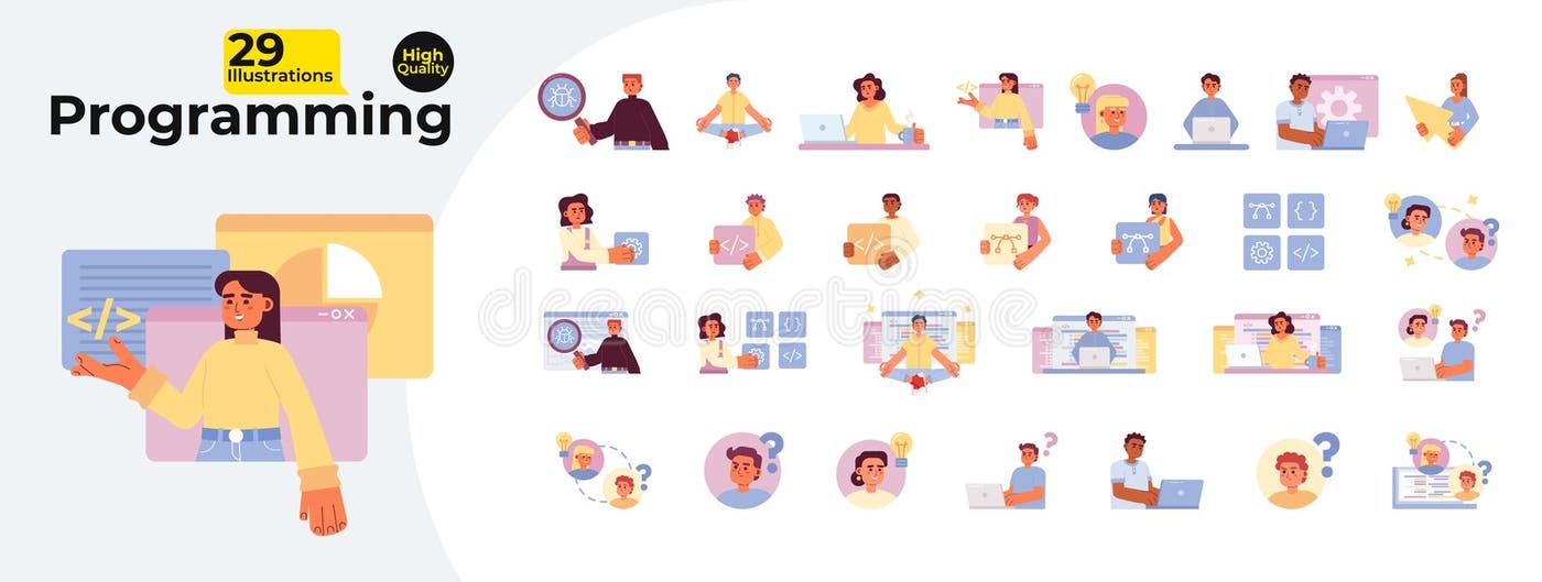 Programming Bundle Stock Illustrations – 699 Programming Bundle Stock ...