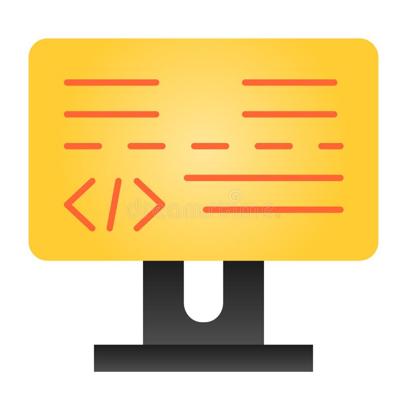 Seo and Development Flat Icon Set, Computing Symbols Collection, Vector ...