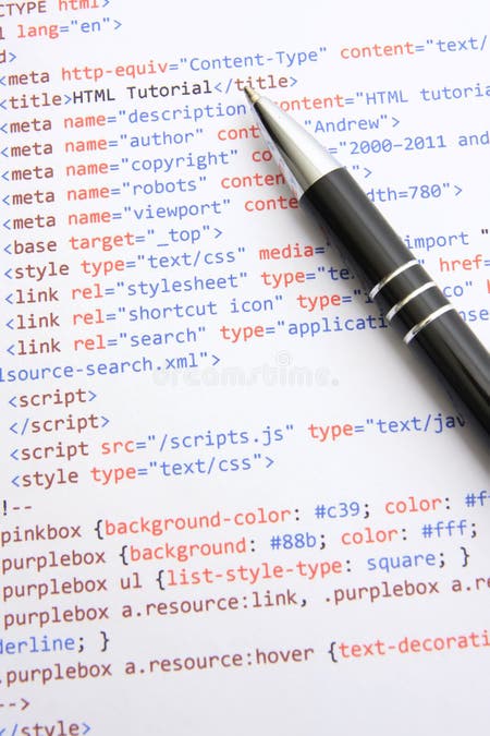 Programming HTML stock photo. Image of edit, code, framework - 19968814