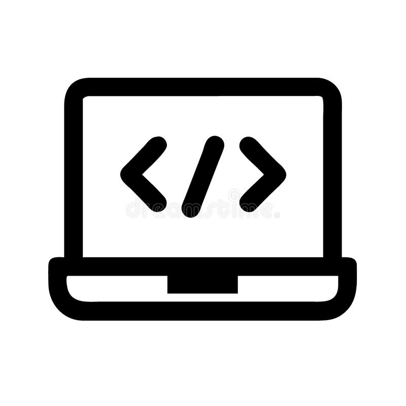 Programing icon stock illustration. Illustration of software - 381152371